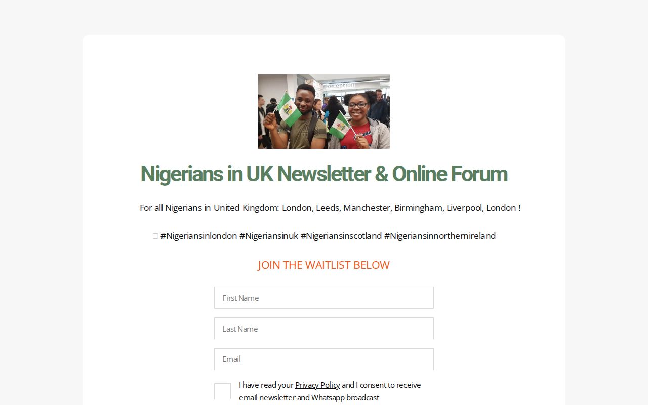 Nigerians In the United Kingdom(Join the Nigerian community in the UK)